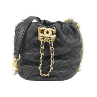 Chanel Sac port&eacute; &eacute;paule en cuir pr&eacute;-appartenance - Femme - Pre-owned - Noir - Taille: ONE Size