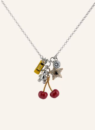 Marc Jacobs Halskette The Trinket Charm Cluster silber