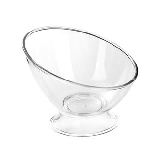 Cabilock Japanische Salatsch&uuml;ssel Schr&auml;g Designte Transparente Servierschale Bruchfest Vielseitig f&uuml;r Obst Dessert Suppe Geeignet Praktisch und Leicht zu Reini