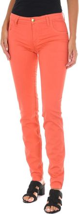 Met Wei&szlig;e Skinny Jeans - - Trousers - Damen - Rot - W25