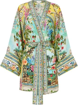 Camilla veste crois&eacute;e Tales Of Topkapi Palace - Bleu