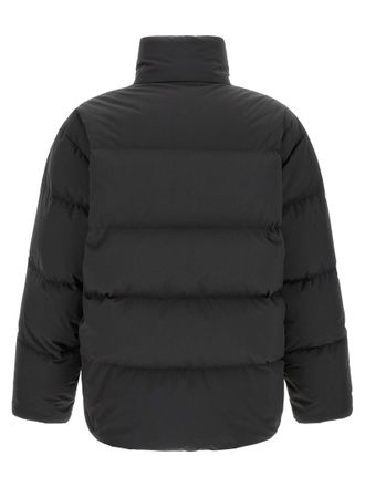 Saint Laurent High Neck Quilted Down Jacket - Black