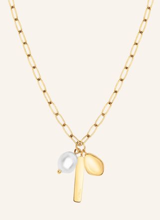 s.Oliver S.Oliver Halskette Aus Edelstahl gold