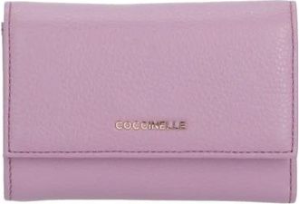 Coccinelle Femme, Accessoires, Violet, Taille: ONE Size Metallic Soft Wallet