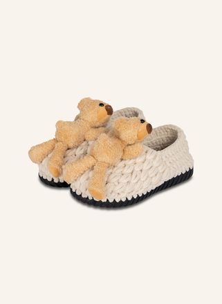 UZURII Uzurii Pantoffeln Pantoffel Teddy Bear beige