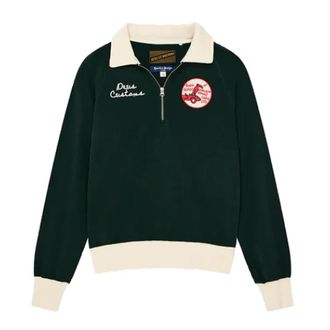 Deus Racing Green Specter Zip Sweatshirt - - Tops - Herren - Gr&uuml;n - XL