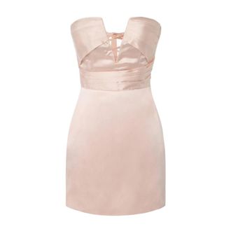 Elisabetta Franchi Minikleid aus Gazar-Stoff - - Dresses - Damen - Rosa - XS