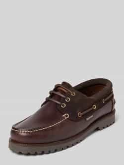 Barbour Schn&uuml;rschuhe aus echtem Rindsleder Modell DECK BOAT