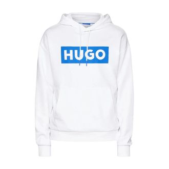 HUGO BOSS Homme, Sweatshirts et sweats &agrave; capuche, Blanc, Taille: S Nalves SweaT-shirt