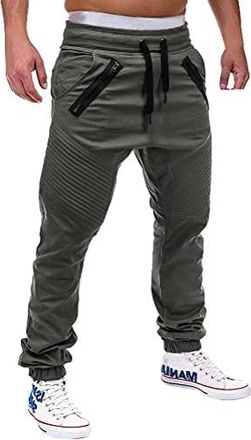ORANDESIGNE Tomwell Hommes Pantalon Cargo Homme Jogging Bas de Survêtement Slim Fit Pantalon de Sport Jogging Mode Pantalon Travail de Loisirs Casual Workout avec