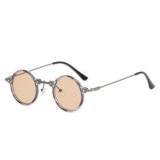 Generic Lunettes De Soleil À Petite Monture For Hommes, Vacances, Plein Air, Femmes, Conduite(Brown)