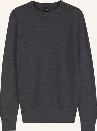 HUGO BOSS Pullover H-Hincluso_In Regular Fit grau