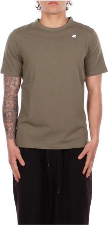 K-Way Homme, Tops, Vert, Taille: 2XL T-shirt Logo Frontale