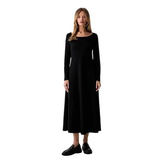 Marc O'Polo Strick Maxikleid - - Dresses - Damen - Schwarzk - M