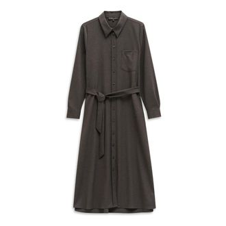 Bugatti Hemdblusenkleid mit Bindeg&uuml;rtel - - Dresses - Damen - Schwarzk - S