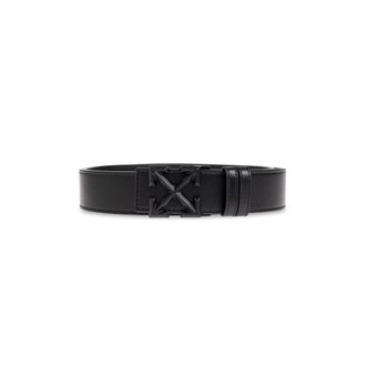 Off-white Homme, Accessoires, Noir, Taille: 110 CM Arrow Buckle Leather Belt