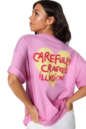 Trendyol Trendyol Damen TWOSS23TS00355 Hemd, Rosa, XS