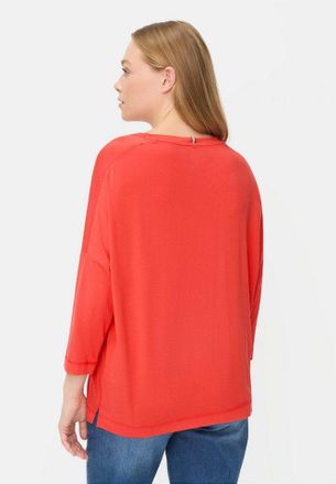 Camel Active Longsleeve mit Rundhalsausschnitt Dreiviertelarm (1-tlg)