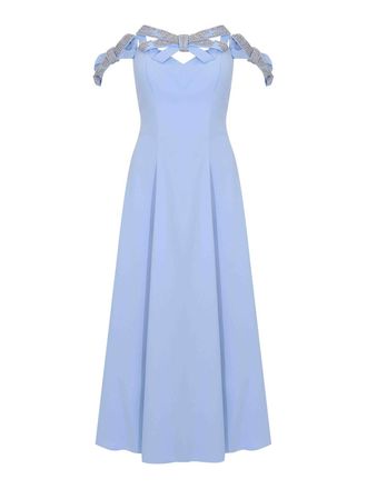 Tarik Ediz Robe De Soir&eacute;e - Bleu