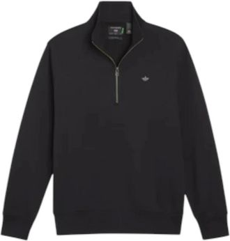 Dockers Homme, Sweatshirts et sweats à capuche, Noir, Taille: XL Polaire à quart de zip