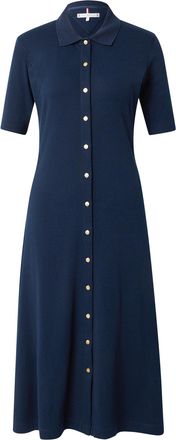 Tommy Hilfiger Damen - Kleider GOLD BUTTON F&F MIDI DRESS