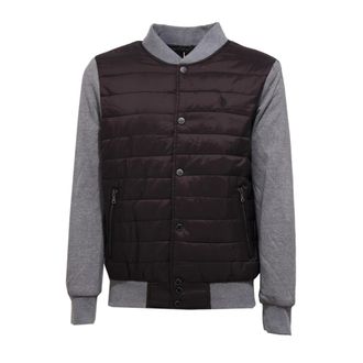 U.S.Polo Association Ultraleichte Jacke Mf-003 Schwarz/Grau - - Jackets - Herren - Schwarzk - XL