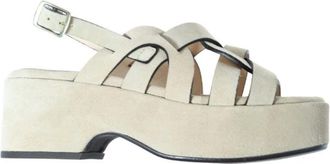 Duccio del Duca Femme, Chaussures, Beige, Taille: 40 EU Sandalo