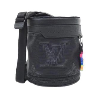 Louis Vuitton Pre-owned 2054 Expan Double Pochette Nylon Shoulder Bag - Femme - Pre-owned - Noir - Taille: ONE Size