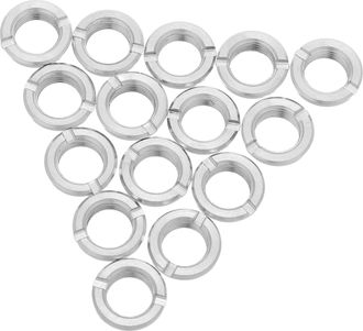 OSALADI 20sätze Wanduhr-austauschmechanismus Uhrwerkzubehör Quarzuhr-befestigungsmuttern Ruhe-uhrwerk-Mutter Uhrmutter-austausch Für DIY-uhrenmontage Und Zeit