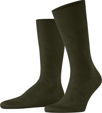 Falke Herren ClimaWool M So Wolle Lyocell einfarbig Socken, Grün Artichoke 7436 Special Edition, 43-44