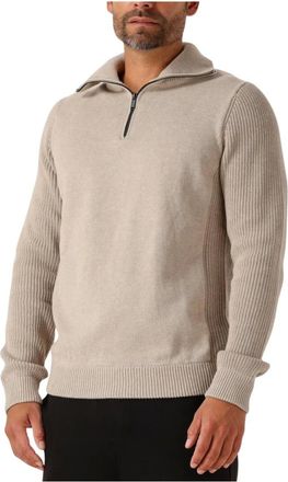 Saint Steve Saint Steve, Herren, Strickwaren, Beige, LGr&ouml;&szlig;e