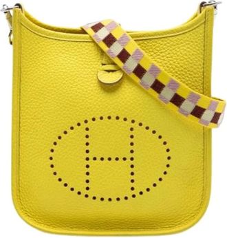 Herm&egrave;s Sac bandouli&egrave;re Evelyne Pre-owned - Femme - Pre-owned - Jaune - Taille: ONE Size