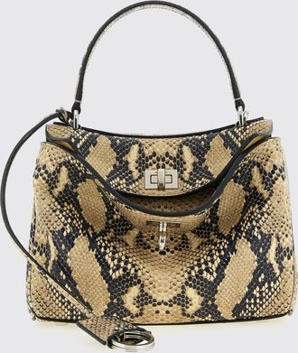Balenciaga Sac Rodeo en cuir imprim&eacute; python