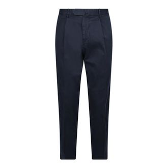 Dell'Oglio Homme, Pantalons, Bleu, Taille: 2XL Pantalon Bleu avec Taille V-Cut