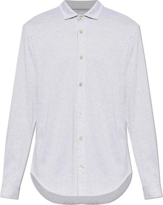 Eleventy Homme, Chemises, Gris, Taille: XL Chemise en coton