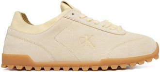 Calvin Klein Sneakers Low Profile Run Mg Sue Db Laces HW0HW03150 Gelb