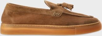 Copenhagen Loafer aus Veloursleder mit Quasten und Sneaker-Sohle in