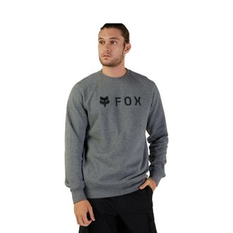 Fox Herren Absolute Fleece Crew, Graphitgrau meliert, X-Large