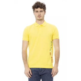 Baldinini Homme, Tops, Jaune, Taille: 3XL Polo &agrave; Manches Courtes Brod&eacute;