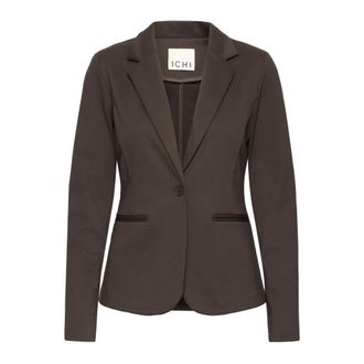 Ichi Schokolade Torte Blazer - - Jackets - Damen - Braun - L