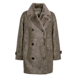 Americandreams Joa Wool Short - - Coats - Damen - Grau - S