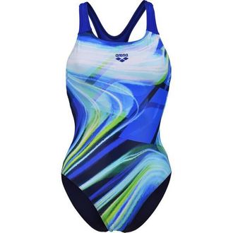 Arena Damen Schwimmanzug WOMENS VISUAL WAVES SWIM PRO BACK LB