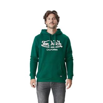 Von Dutch Sweat Homme Bart, Sweat &agrave; Capuche Homme Confortable et Doux, Vert M