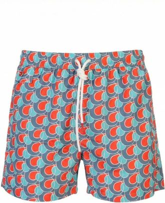 Kiton Homme, Maillots de bain, Multicolore, Taille: L Boxer da mare corto