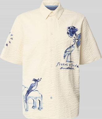 Scotch & Soda Relaxed Fit Freizeithemd aus reiner Baumwolle