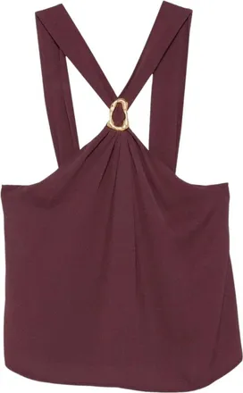 Forte_Forte Femme, Tops, Rouge, Taille: 38 FR Hauts sans manches