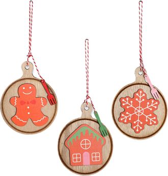 Generic Weihnachtsschmuck, Festlicher Anh&auml;nger, 3 St&uuml;ck, Weihnachtsbaumschmuck | f&uuml;r Fenster, Tisch, Wohnzimmer, Ferienhaus, Innenwand