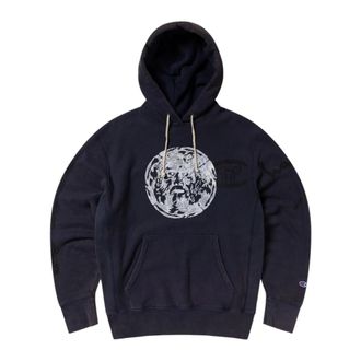 Champion Reverse Weave Hoodie - - Sweatshirts & Hoodies - Herren - Blau - S