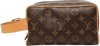 Louis Vuitton Sacoche Dopp Kit Locker Pre-owned - Femme - Pre-owned - Brun - Taille: ONE Size