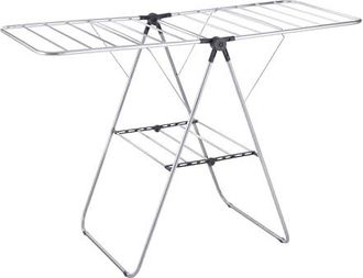 MSV Abnehmbarer W&auml;schetrockner aus Aluminium und Stahl 13M, Grau, Ma&szlig;e 137x60x92cm, Leicht und Langlebig, Ideal f&uuml;r Gro&szlig;e Familien, Schnelles und Effizien
